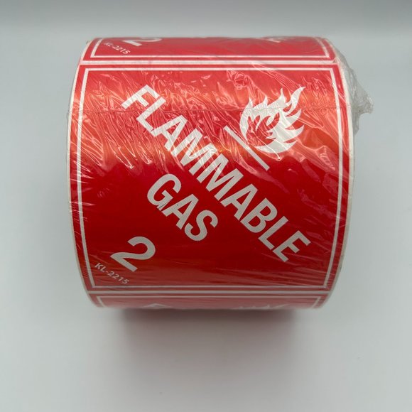 KENCO | Office | Kenco Dot Hazard Class 2 Flammable Gas Adhesive Label ...